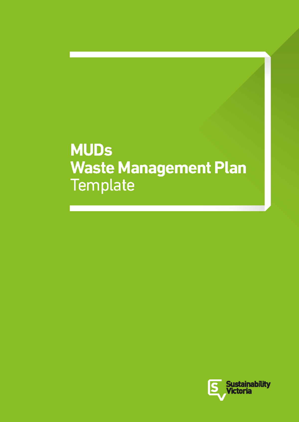 Guide MUDs Waste Management Plan Template - MUDs Waste Management Plan ...