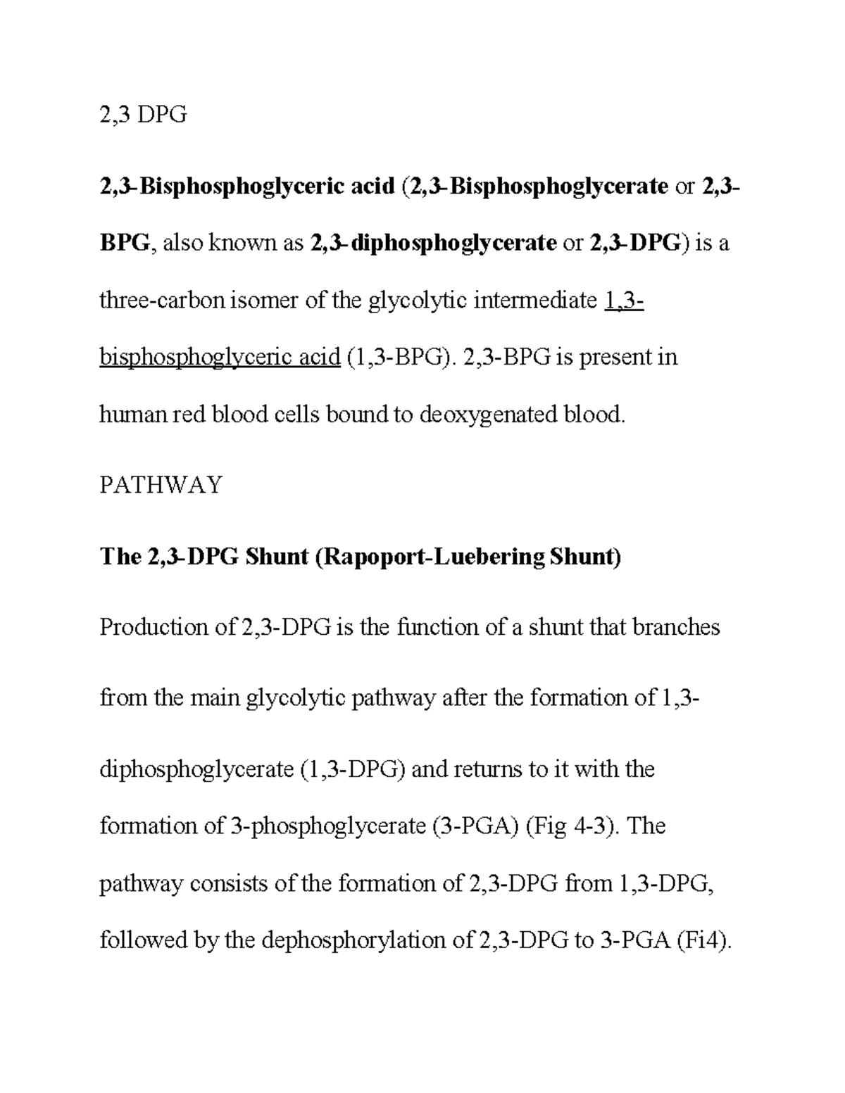 2,3 DPG - 2,3 DPG 2,3-Bisphosphoglyceric acid (2,3-Bisphosphoglycerate ...