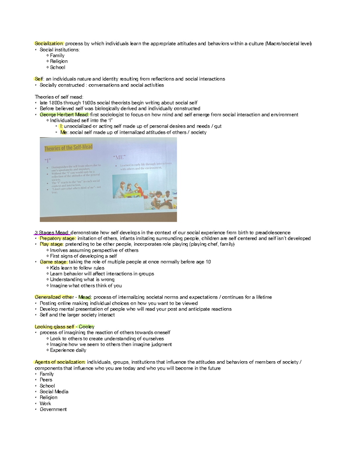 Ch 4 Socialization - Lecture notes Sociology You - Socialization ...
