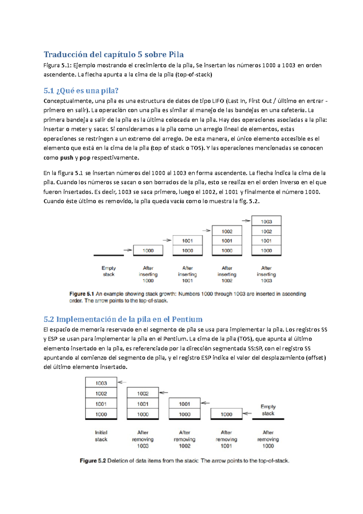 Apunte Estructura de Datos Pila 2 - Traducción del capítulo 5 sobre Pila Figura 5: Ejemplo ...