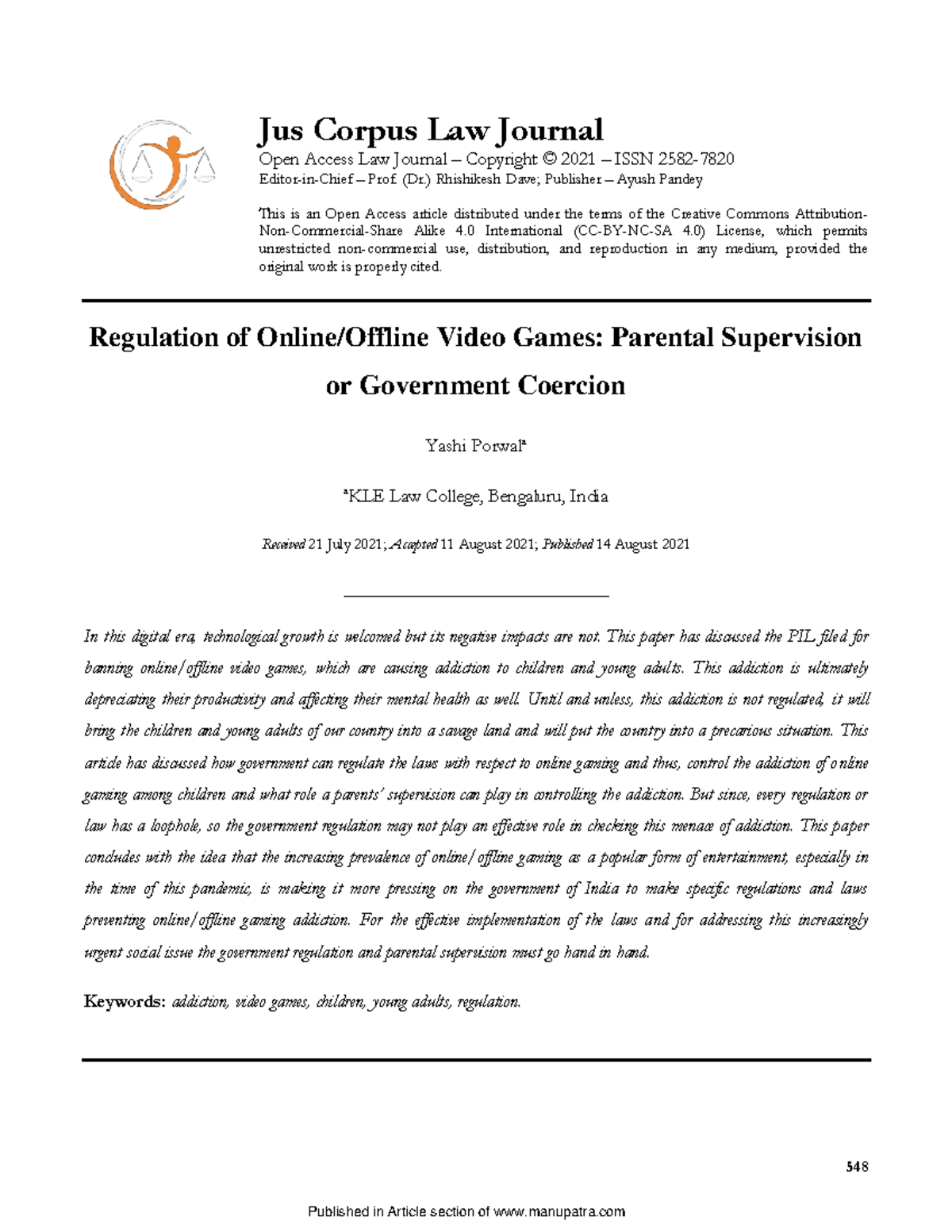 15c5b7fd eed9 4fb8 bf48 15f95fe23a76 - 548 Jus Corpus Law Journal Open ...