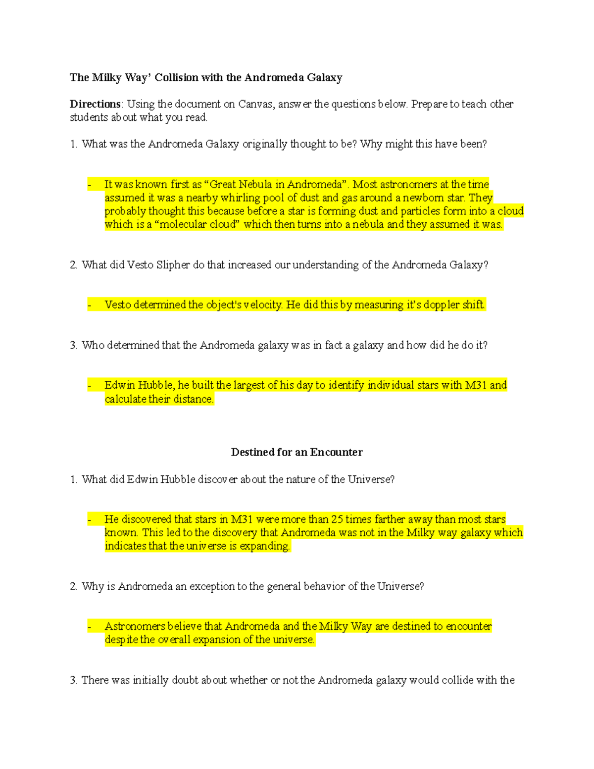 Milky Way Andromeda Collision Jigsaw - The Milky Way’ Collision with ...