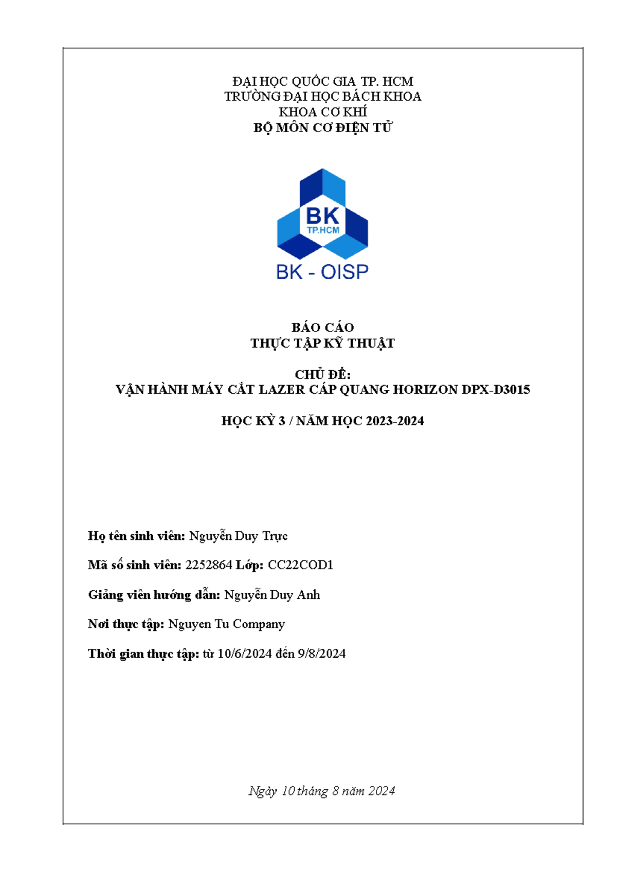 Bao cao pha ke - bach khoa - ĐẠI HỌC QUỐC GIA TP. HCM TRƯỜNG ĐẠI HỌC ...