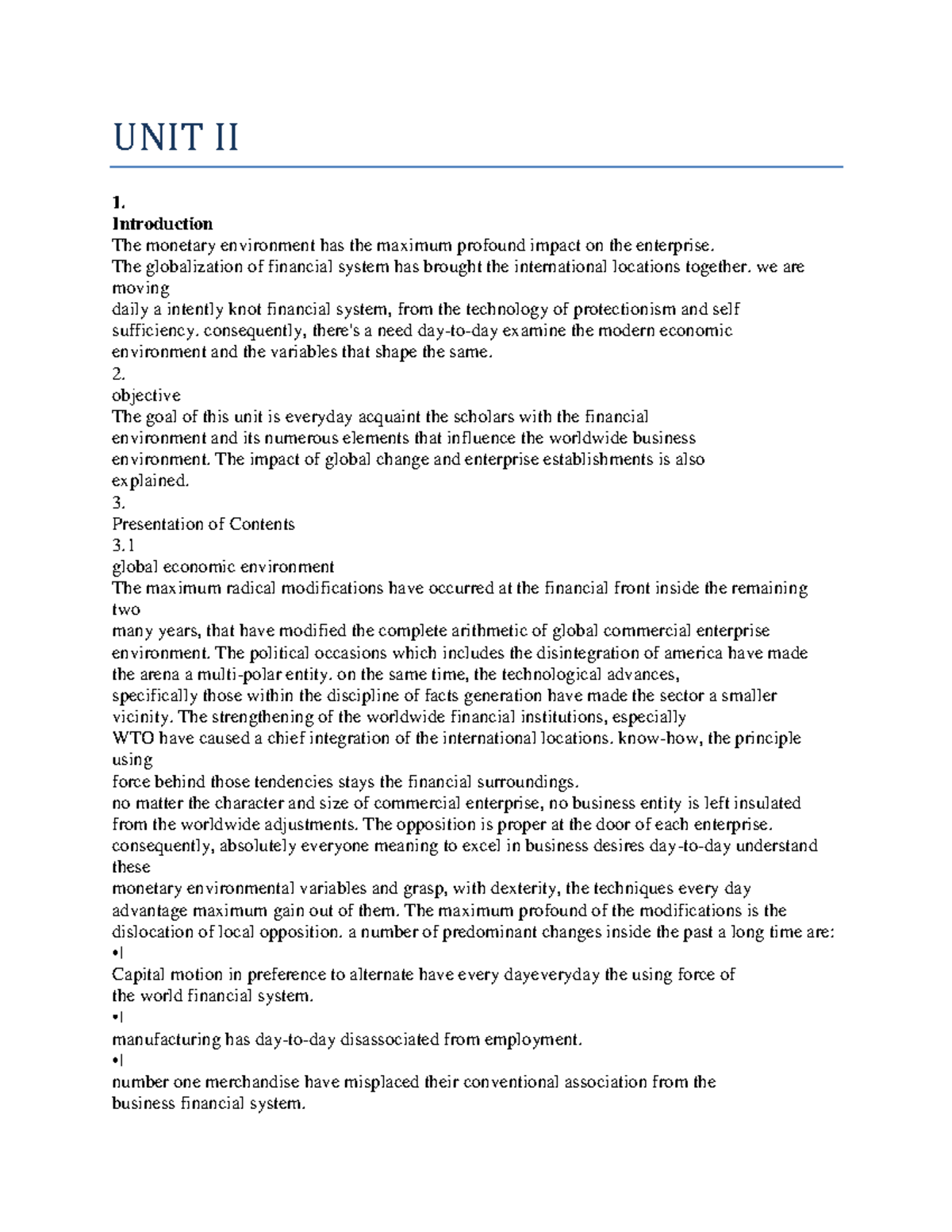 UNIT II - Are you tired of disorganized and confusing study notes? Are ...