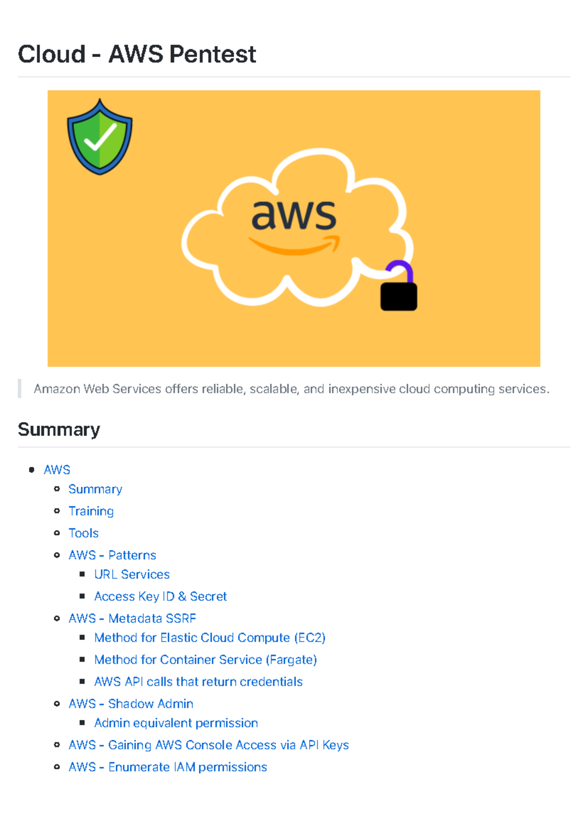 AWS Pen Test - asdsadsa - Cloud - AWS Pentest Amazon Web Services ...