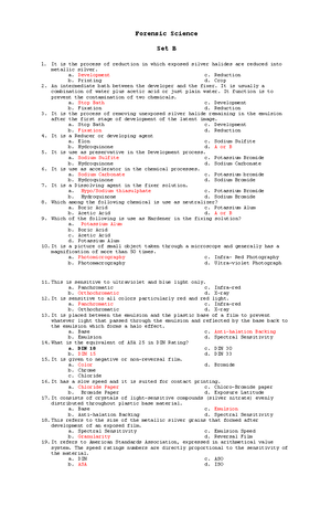 Forensic Science Set A - GGWP - Forensic Science Set A 1 ...