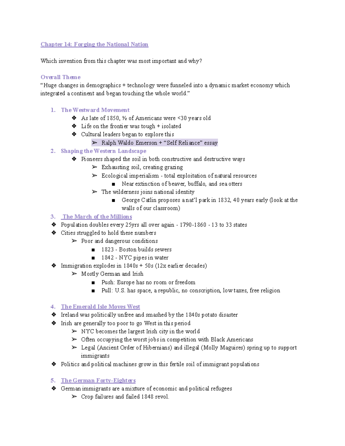 Chapter 14 Forging the national nation - Chapter 14: Forging the ...