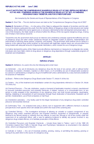 SPL Republic Act No. 7610 Child Abuse. Exploitation. Discrimination ...