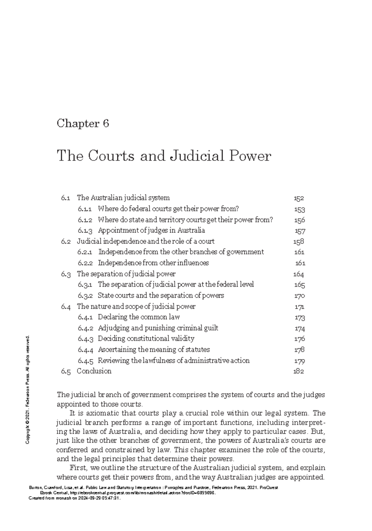 Public Law and Statutory Interpretation Principles - Chapter 6 The ...