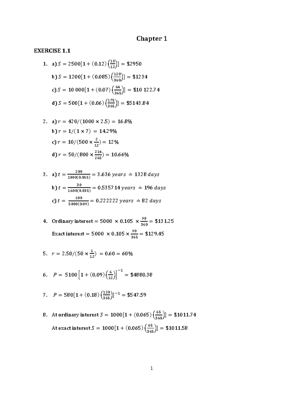 Brown 8ce ISM Ch01 - Textbook Solutions - Warning: TT: undefined function: 32 Chapter 1 EXERCISE ...