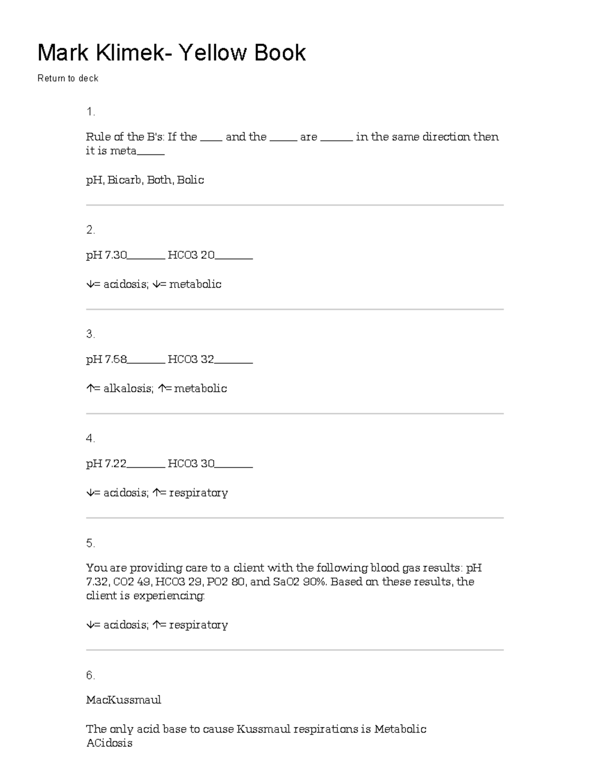 Mark Klemik notes - 1. Rule of the ' : If the ____ and the _____ are ...