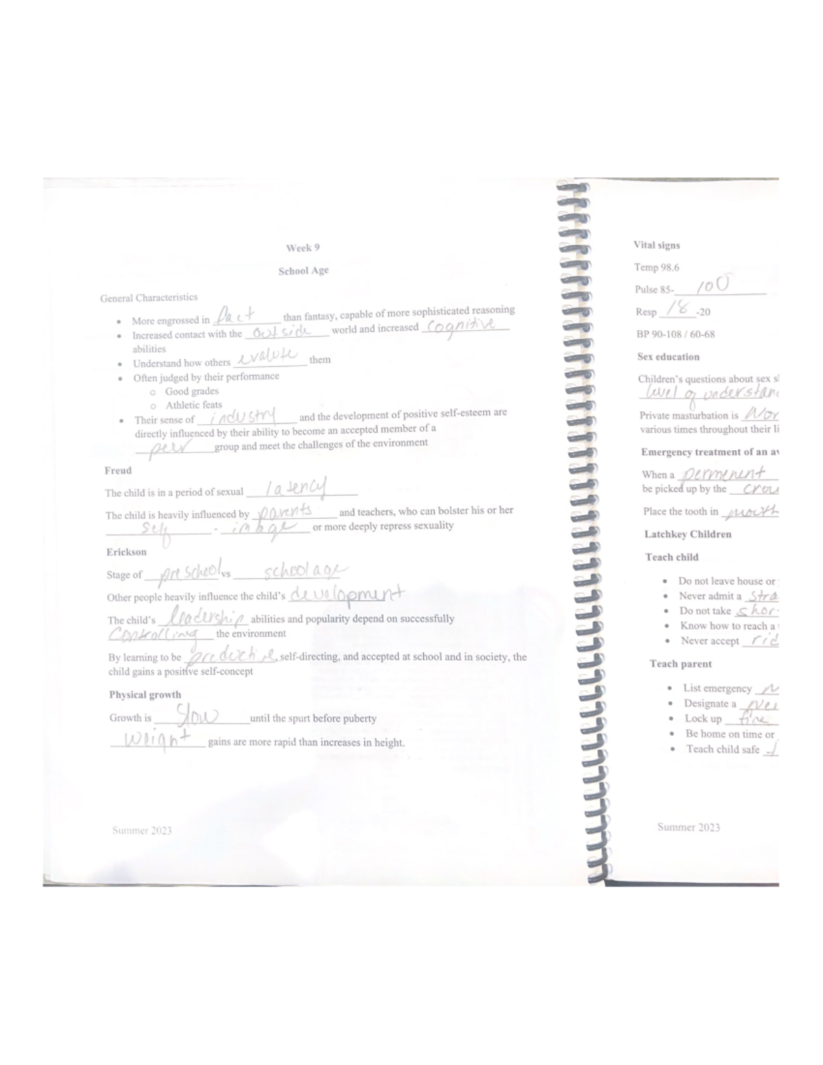 School Age - Study hard - NUR 172 - Studocu