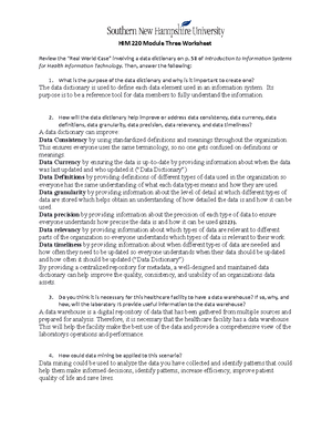 Intro Discussion - module 1 journal - Module 1 Discussion: Rebecca ...