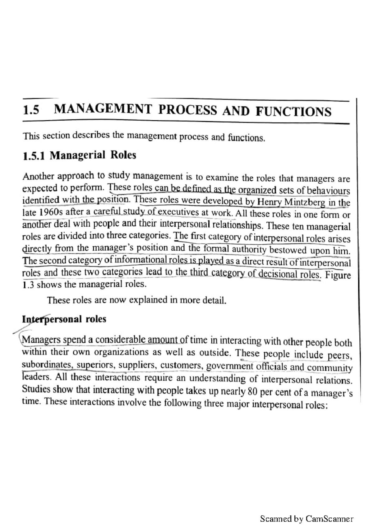 Management processes - b.com with computer application - Studocu