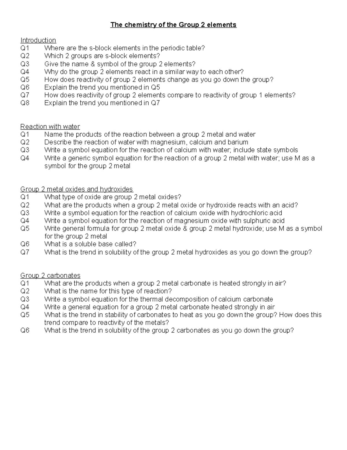 The%20chemistry%20of%20the%20group%202%20elements - The chemistry of ...