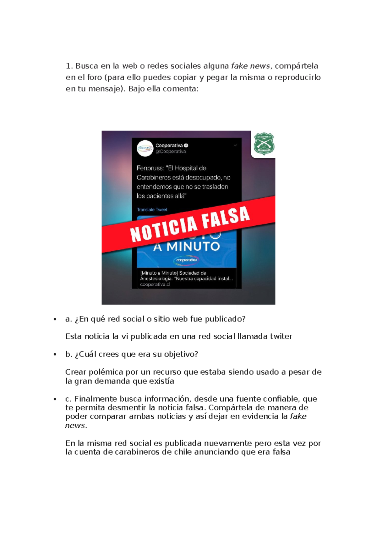 Tarea Nº7 comunicacion oral escrita - 1. Busca en la web o redes ...