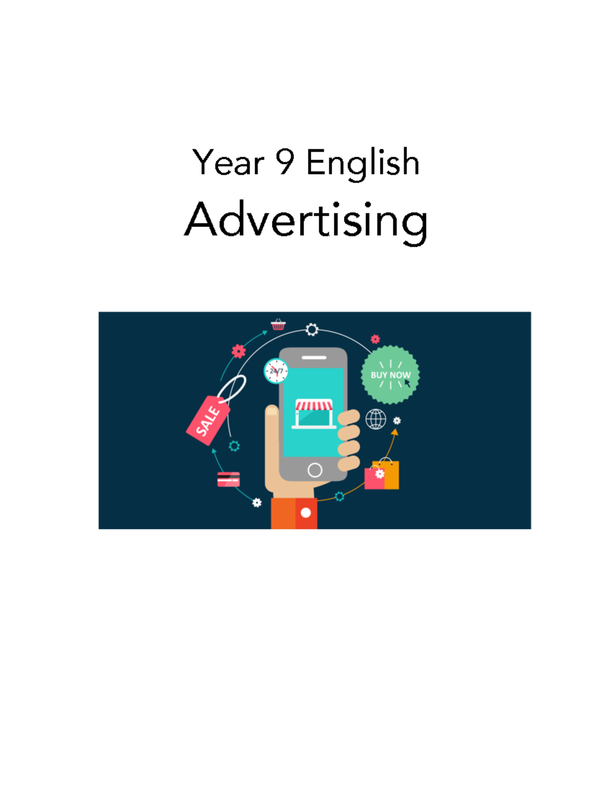 9 Vis Lit ad activities booklet - adjusted 2018 - Year 9 English ...