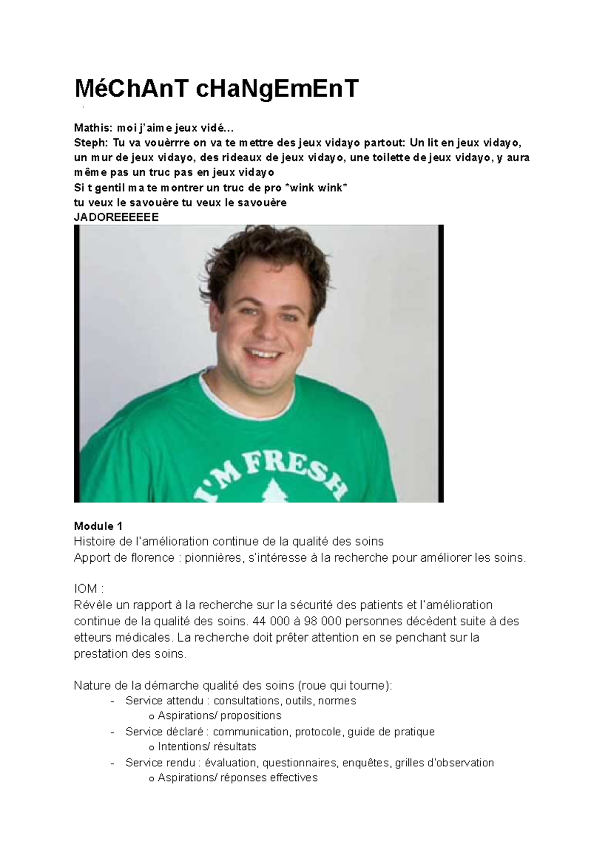 Révise ton recherche avec Méchant Changement - MéChAnT cHaNgEmEnT ...