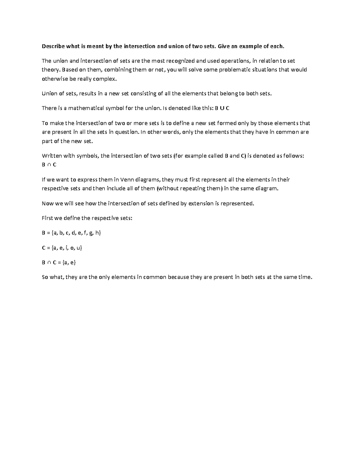 PTA MAT1001 Applied Mathematics Describe What Is Meant By The
