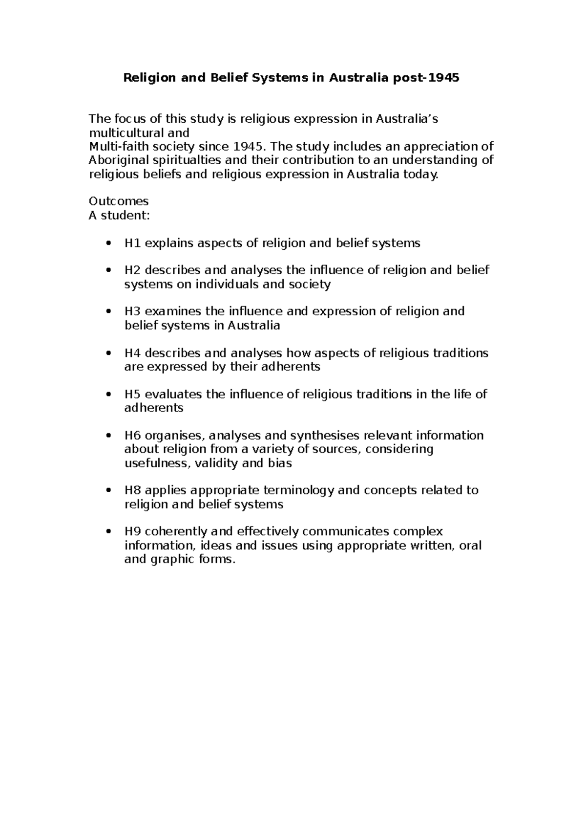 Exam 4 May 2013, questions and answers - Religion and Belief Systems in ...
