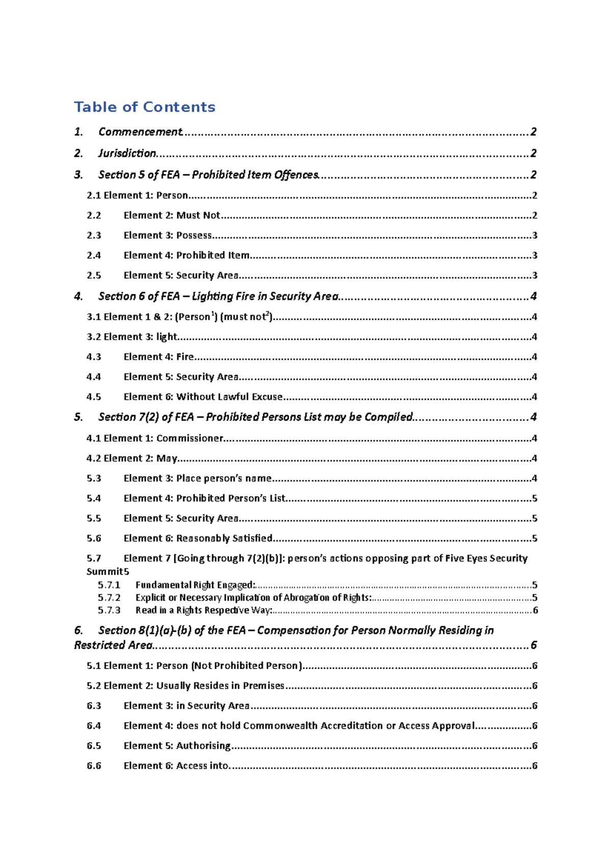 Exam 1 November 2019, answers - Table of Contents - Studocu