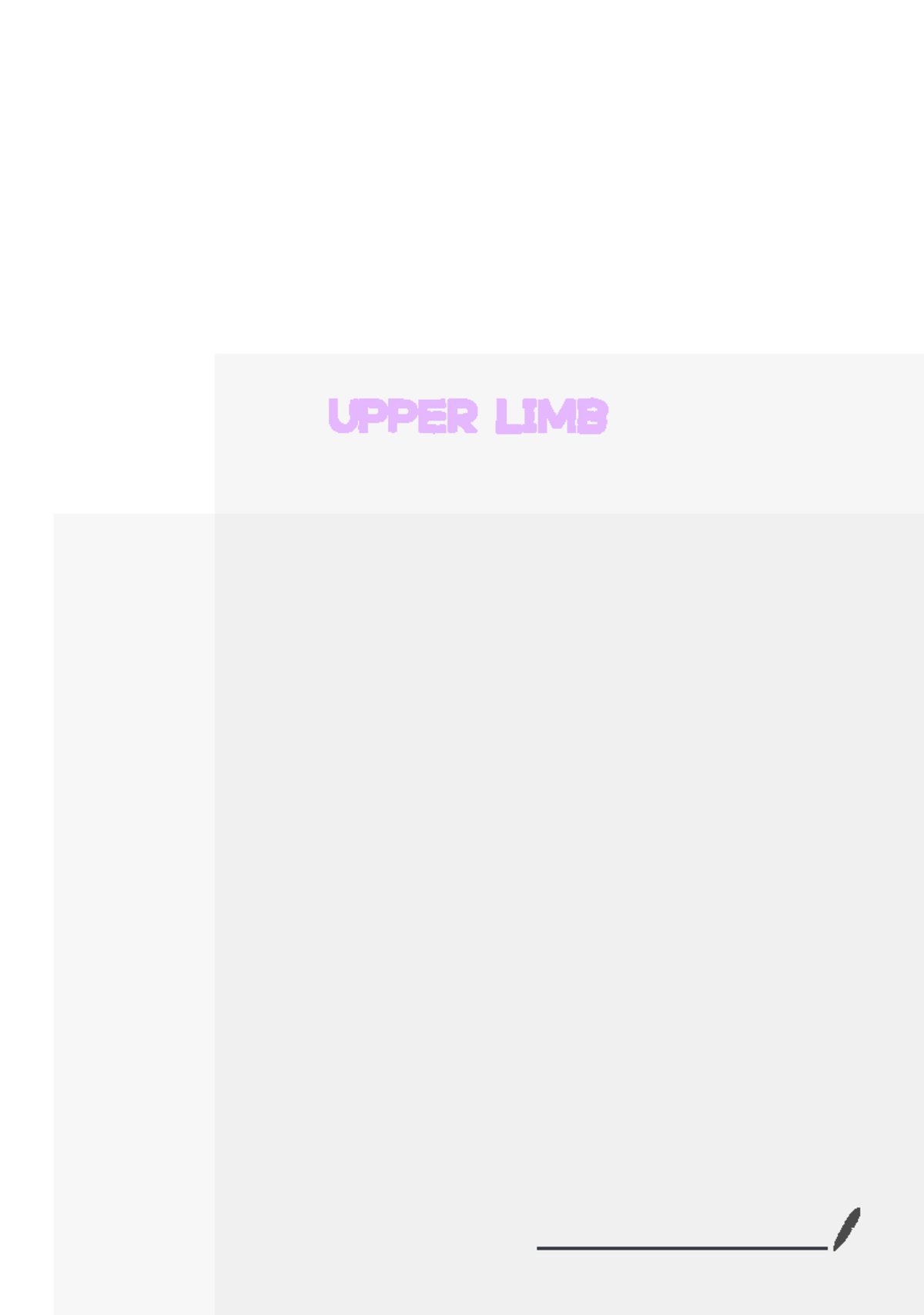 1. upper limb - Warning: Error during font loading: XMLHttpRequest is not defined Warning: Error ...