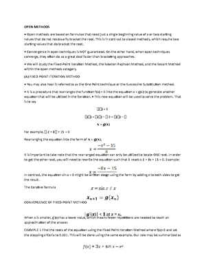 Gaussian Elimination - This method's primary objective is to convert ...