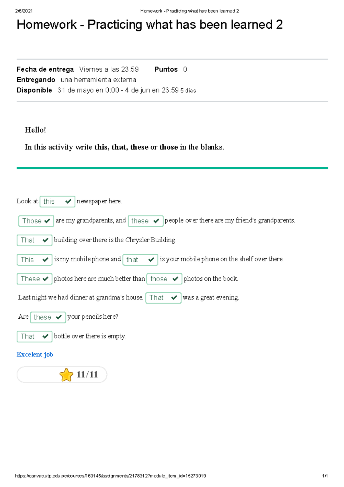 Homework - Practicing what has been learned 2 - - Studocu