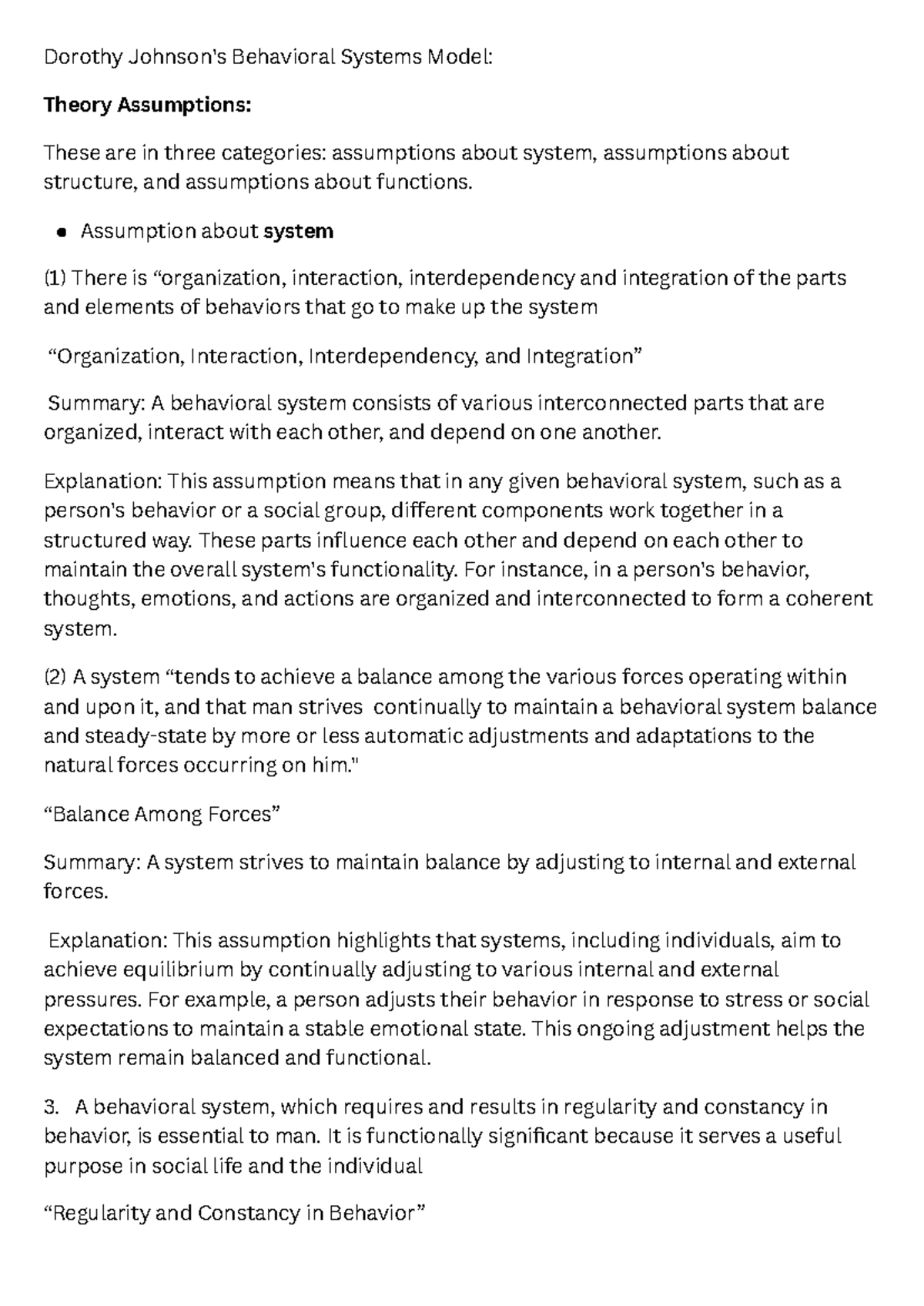 Dorothy Johnson's Behavioral Systems Model 20240801 133514 0000 ...