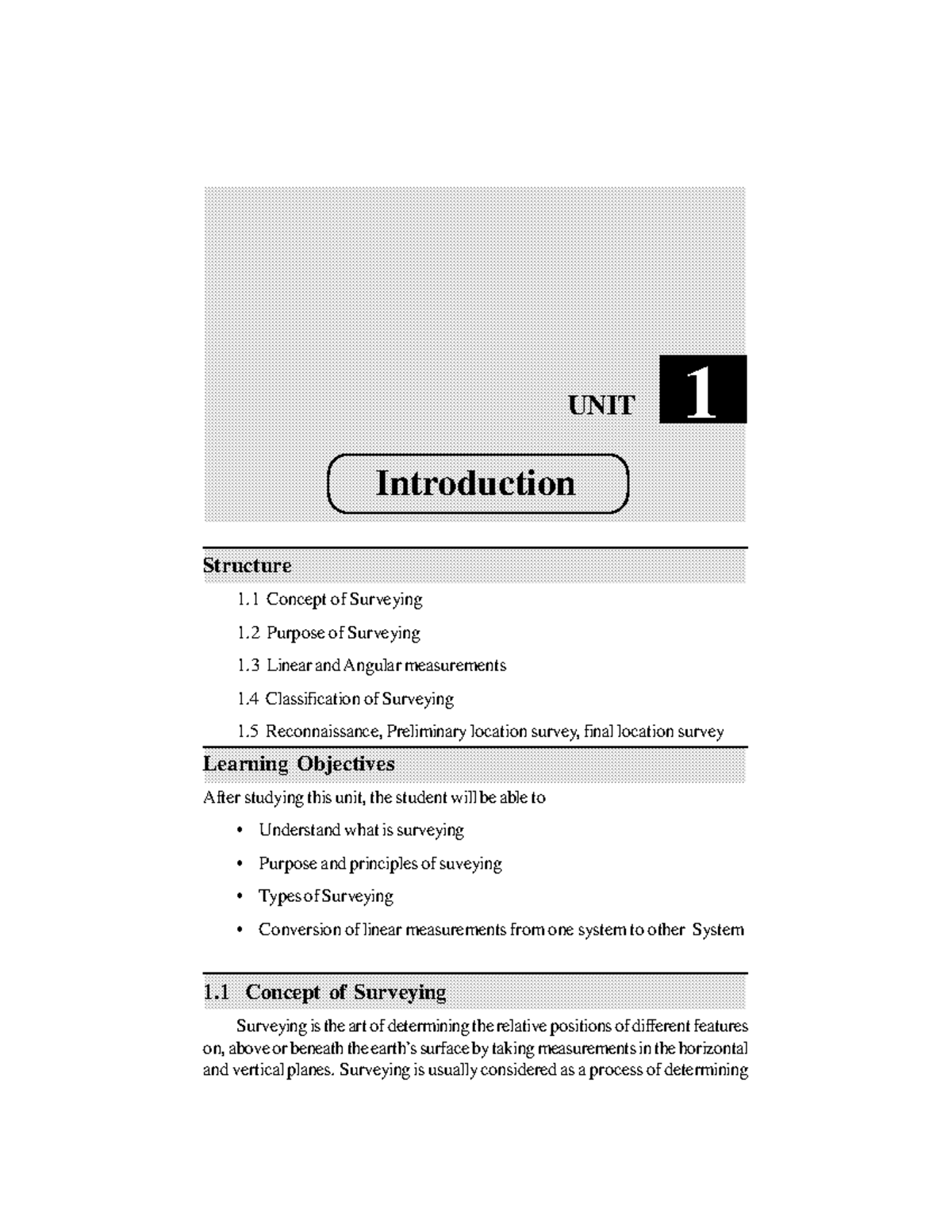 Surveying and levelling - Fundamentals of Civil Engineering - MSU - Studocu