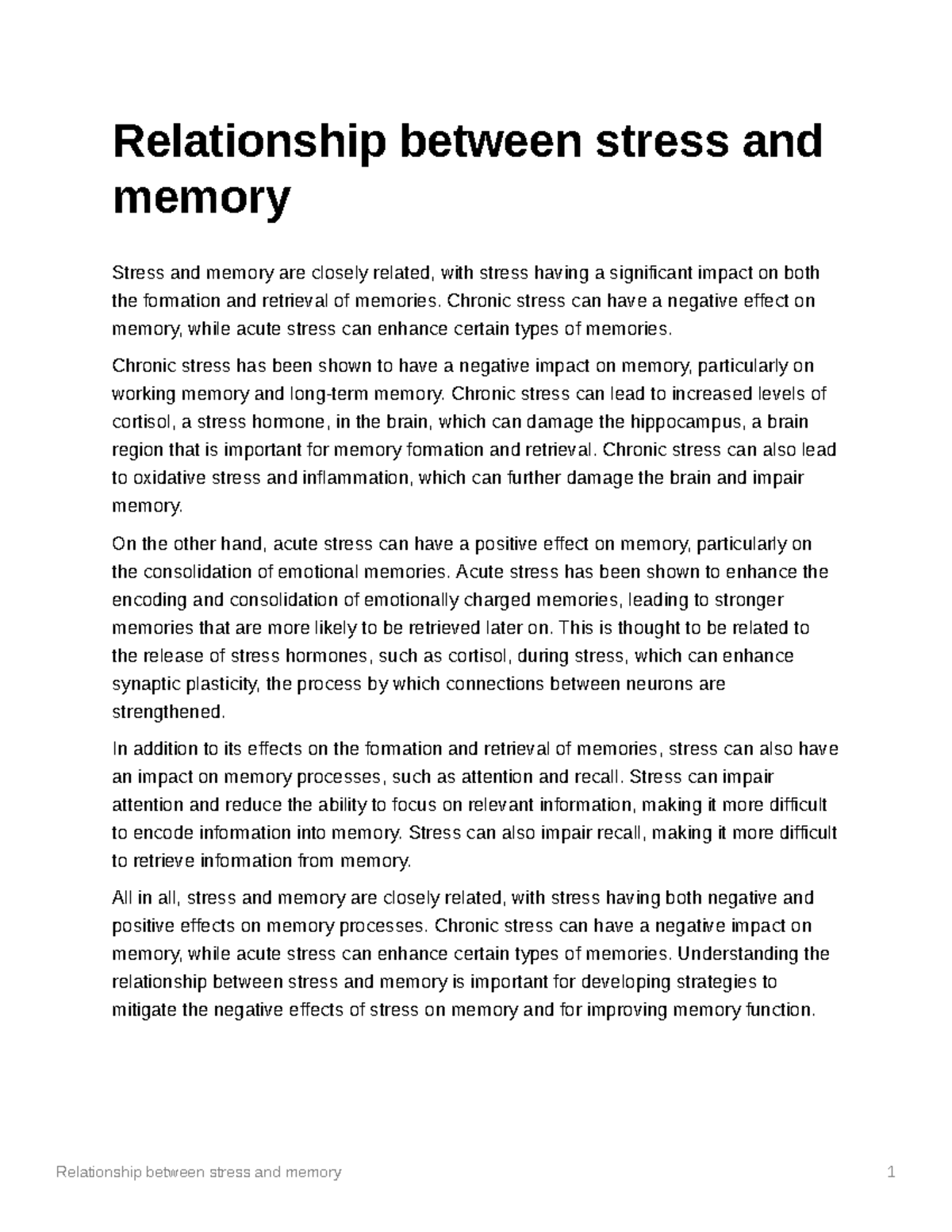 Relationship Between Stress And Memory Chronic Stress Can Have A relationship-between-stress-and-memory-chronic-stress-can-have-a