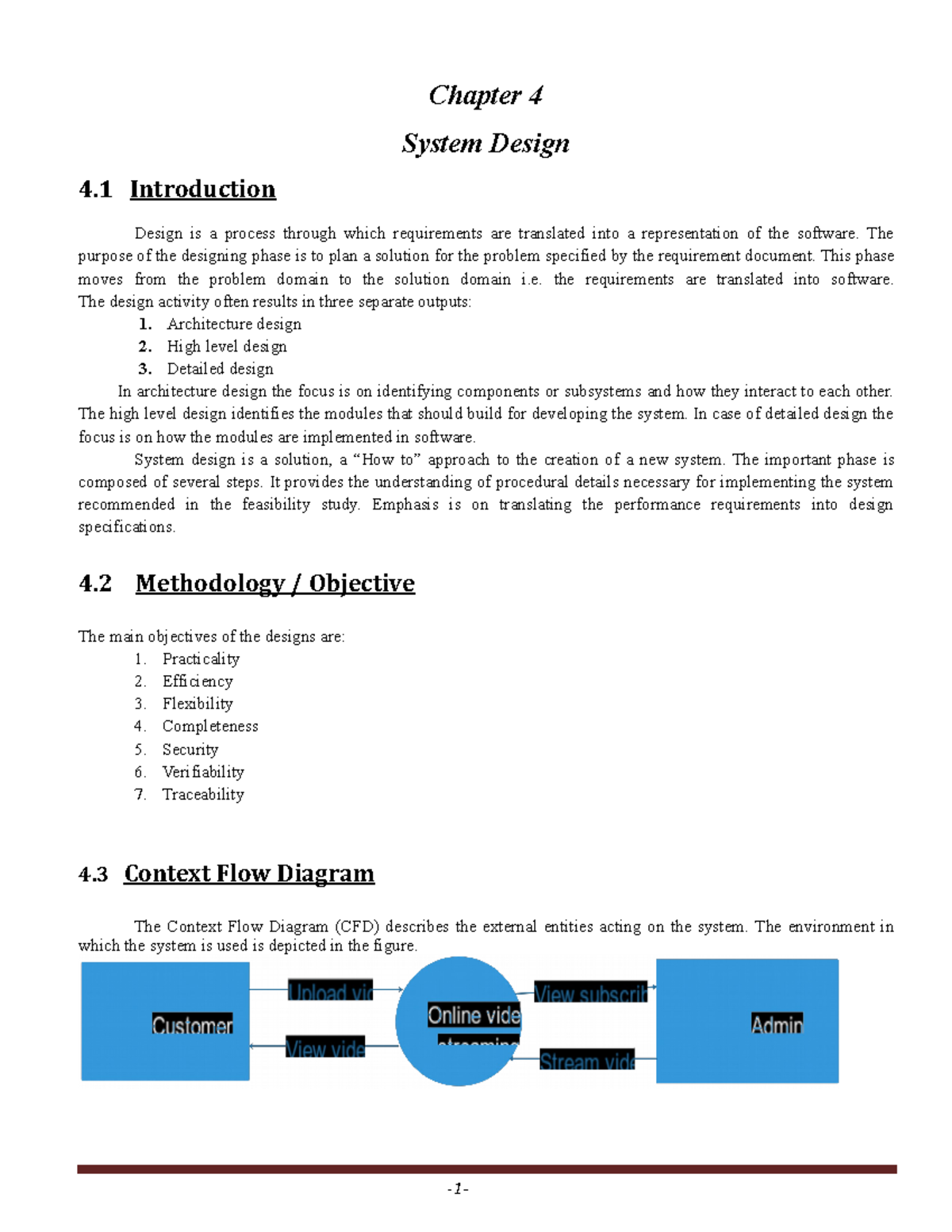 System design - video streaming - Chapter 4 System Design 4 ...
