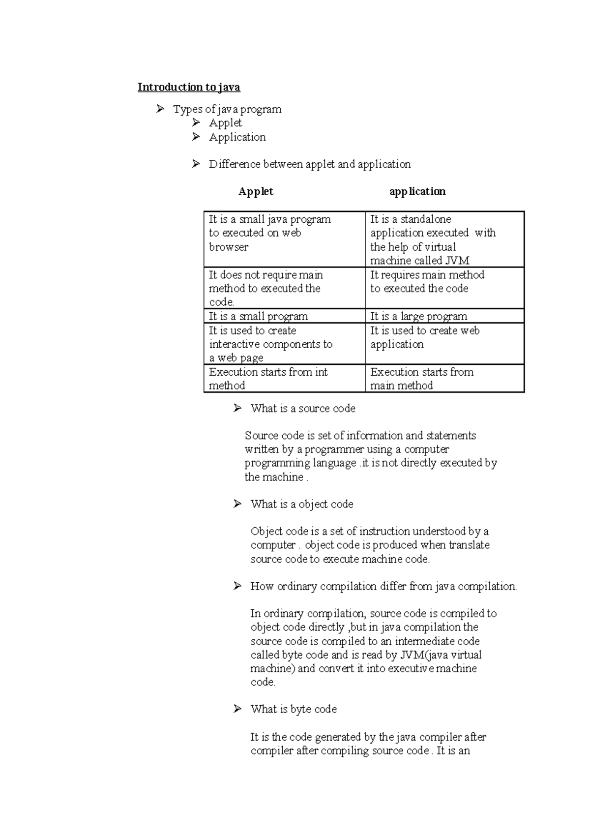 Introduction To Java Very Useful And Informative Introduction To