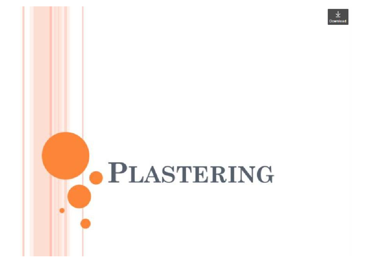 Types-of-plastering-and-defects-sg-notes compress - Building technology ...