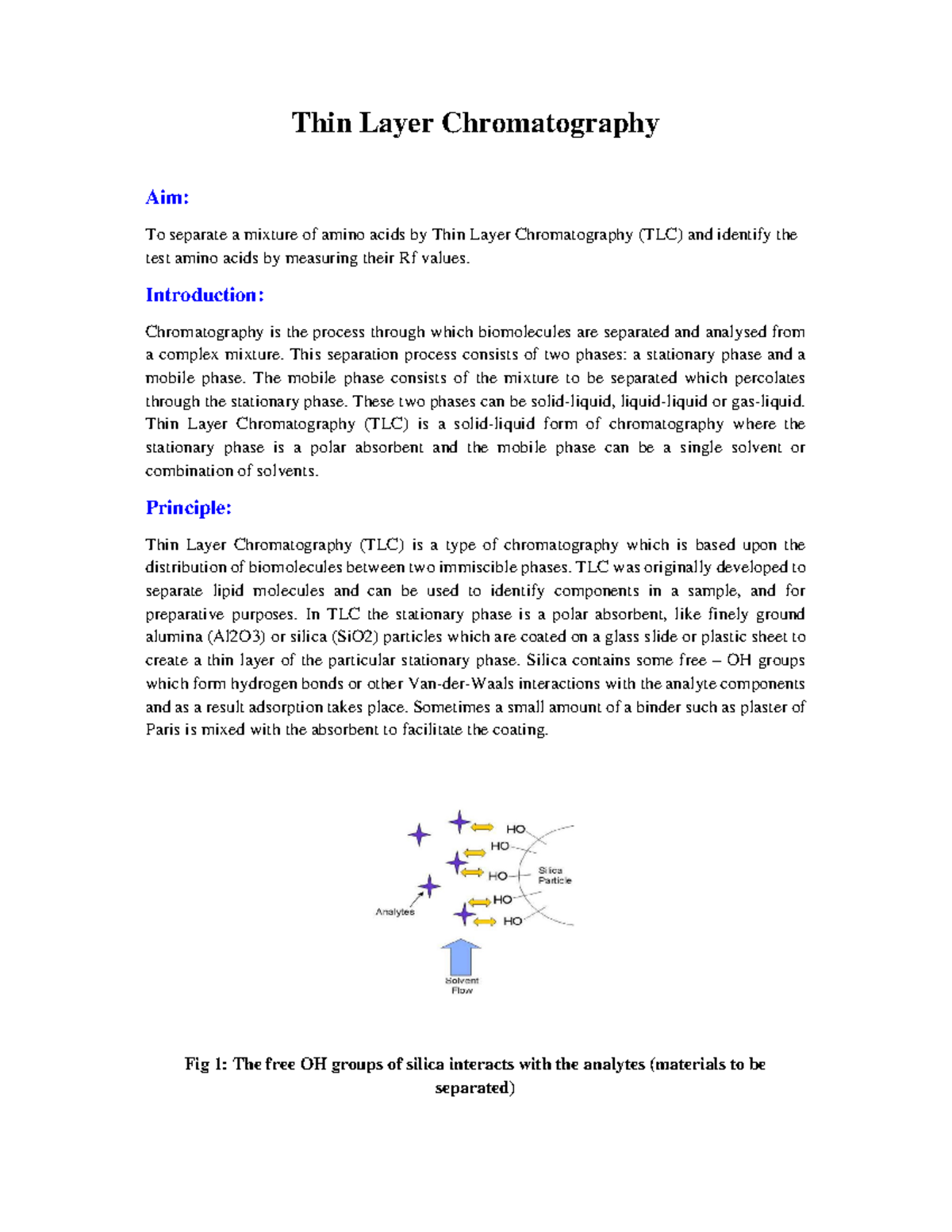 Thin Layer Chromatography - Pharmaceutical Analysis - GTU - Studocu