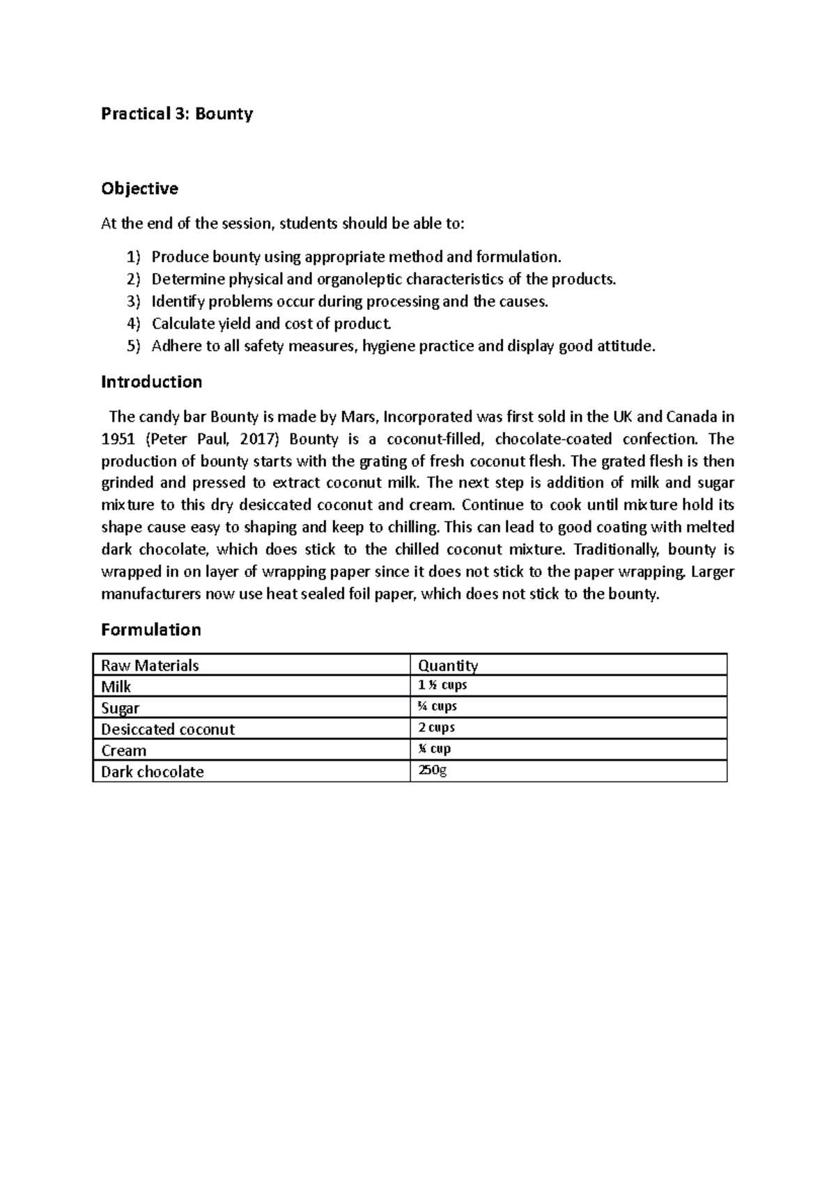 lab report Bounty - Practical 3: Bounty Objective At the end of the ...