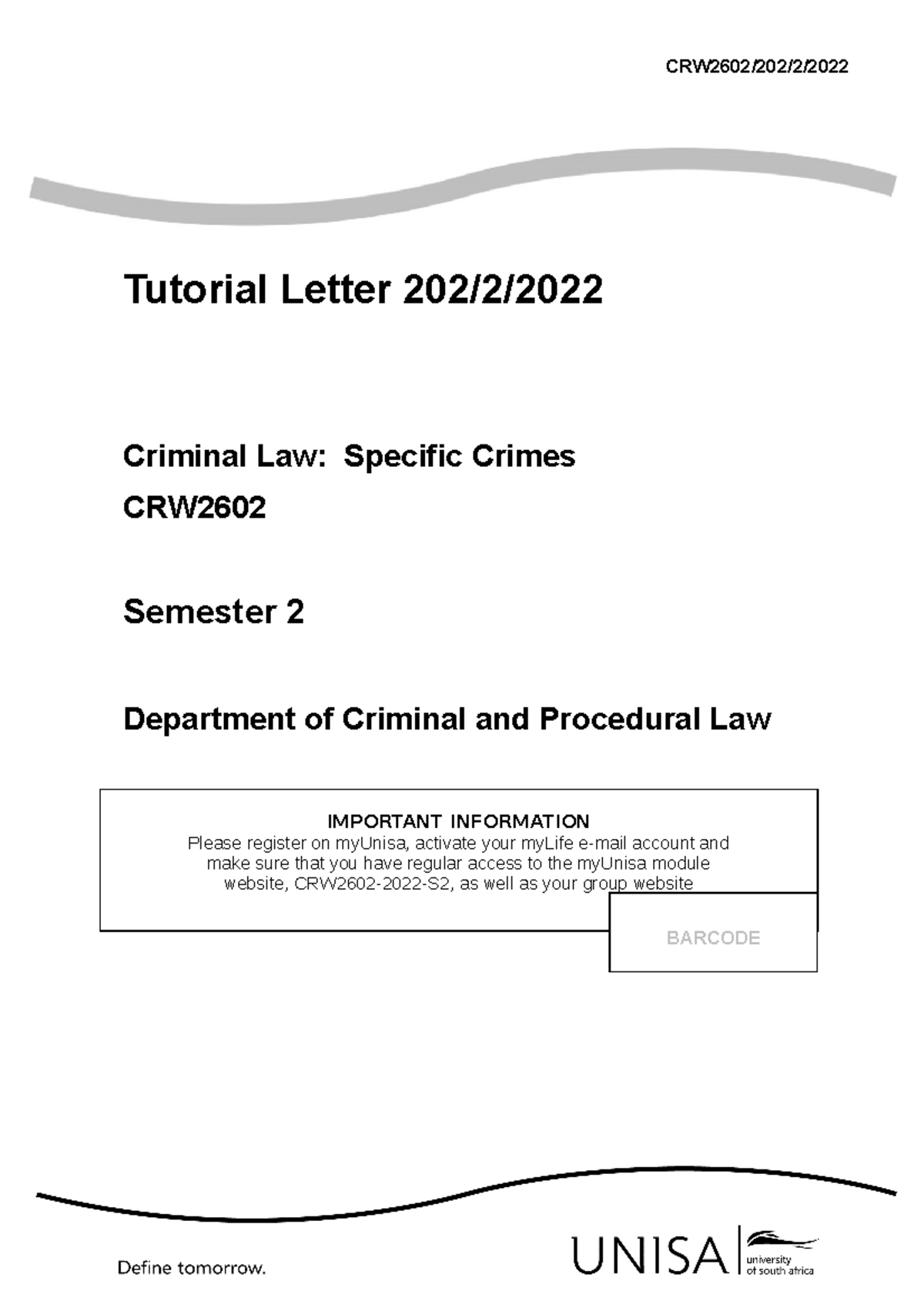 TL 20222022 - Financial Accounting Principles (FAC1503) - Edit ...