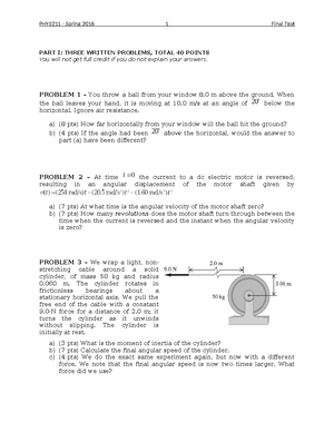 [Solved] Two physical pendulums not simple pendulums are made from ...