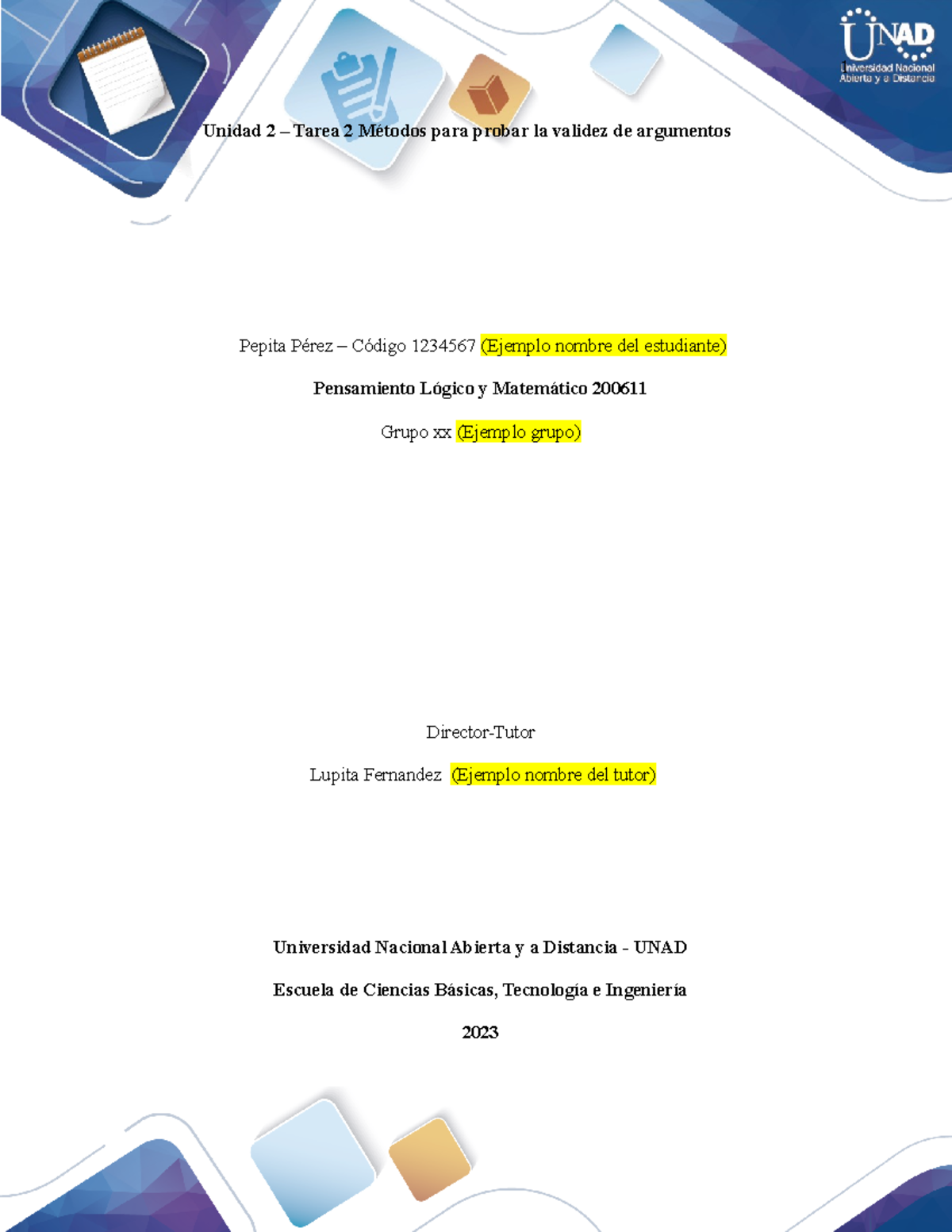 Tarea 2 - Excelente - Gabriele Pallotti - Unidad 2 – Tarea 2 Métodos ...