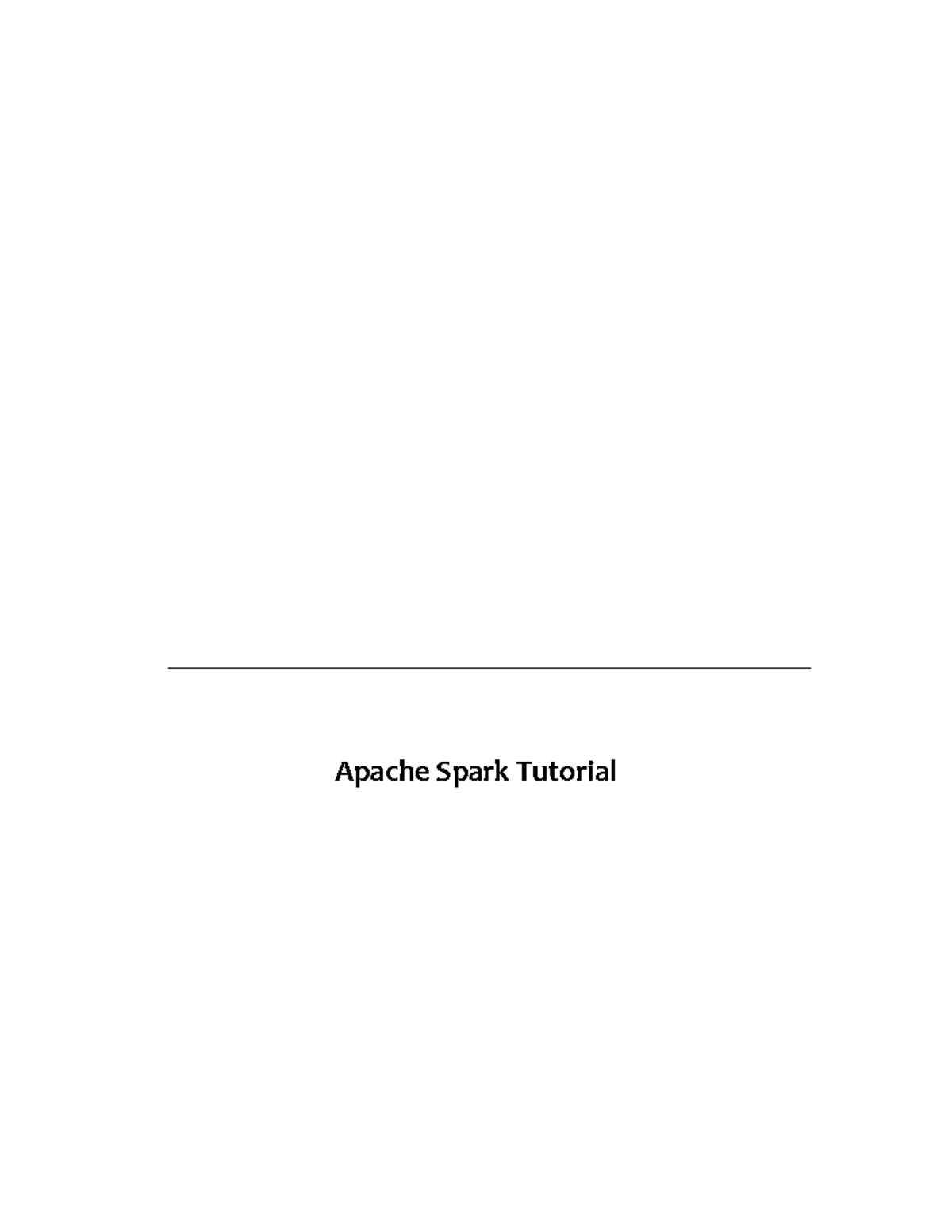 Apache Spark - Exercise - ####### - Studocu