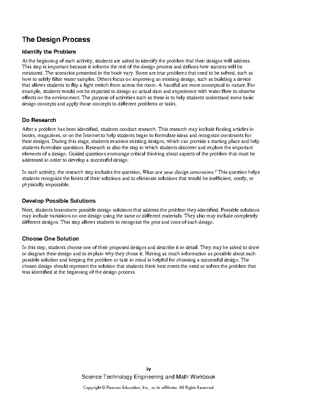 9-12 design process - The Design Process Identify the Problem At the ...