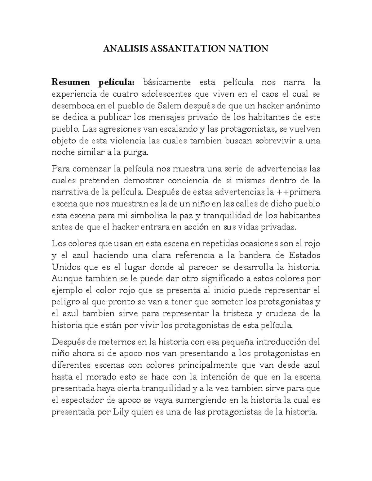 Analisis Assanitation Nation DLLG - ANALISIS ASSANITATION NATION ...