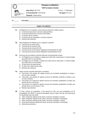 Formulario matematica financeira 1718 - FORMULÁRIO DE MATEMÁTICA ...