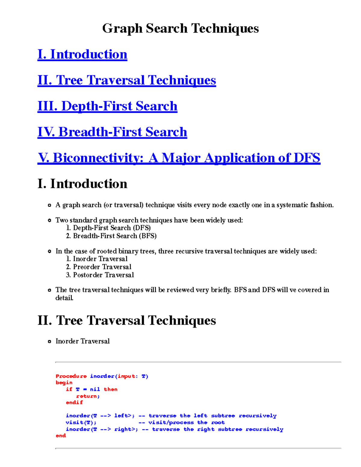 Lecture notes, lecture Week 10 - Professor abdou youssef - Graph Search ...