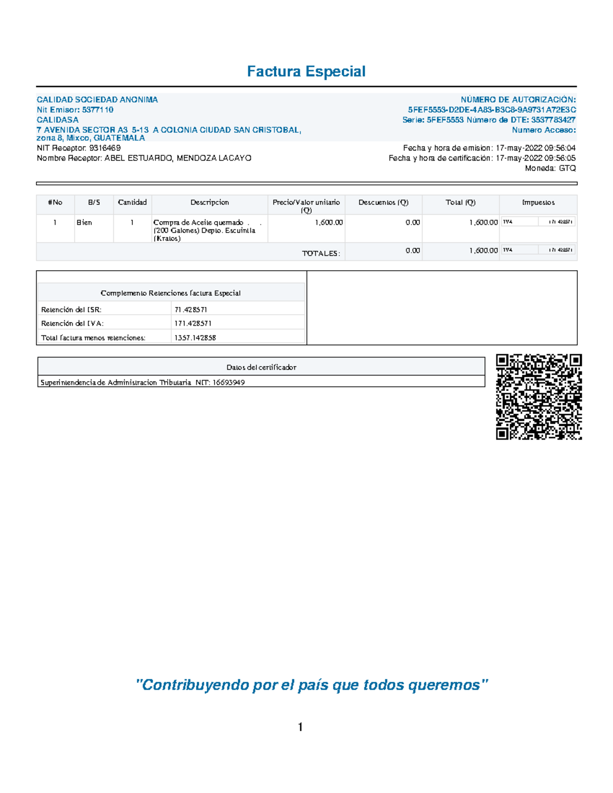 5FEF5553 D2DE 4A83 B3C8 9A9731A72E3C - Factura Especial 1 CALIDAD ...