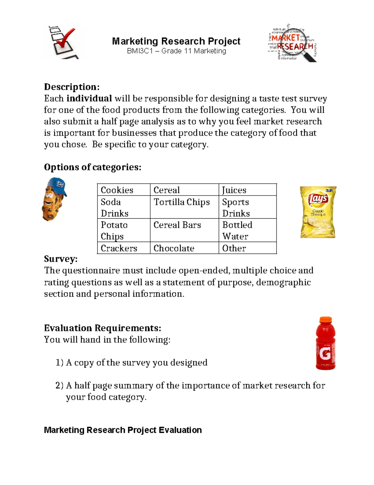 Questionnaire-Market Research-Online Format - Marketing Research ...