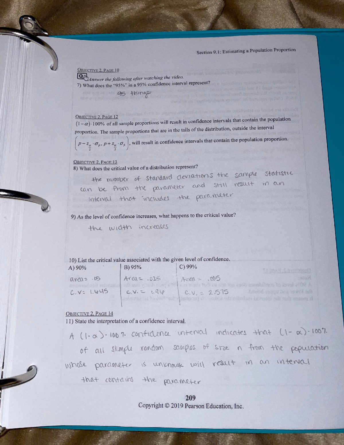 Chapter 9 section 1 page 3 - ST 210 - Studocu
