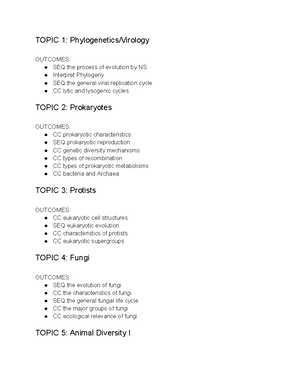 Gen bio II notes - Stefanie Harilaou Dr. Christy Beal General Biology ...