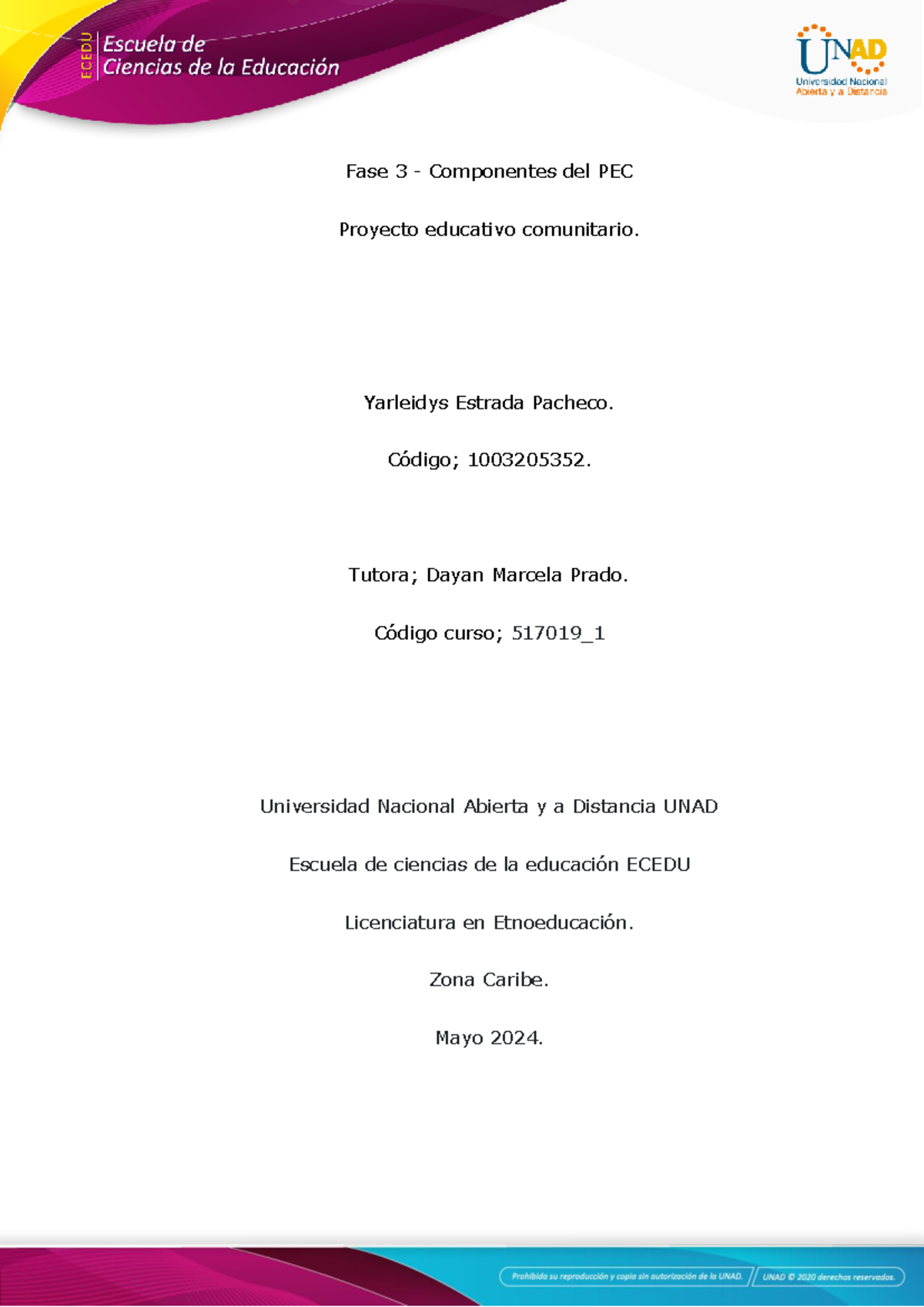Anexo 2 - Formato de Componentes de un PEC (1) - Fase 3 - Componentes ...