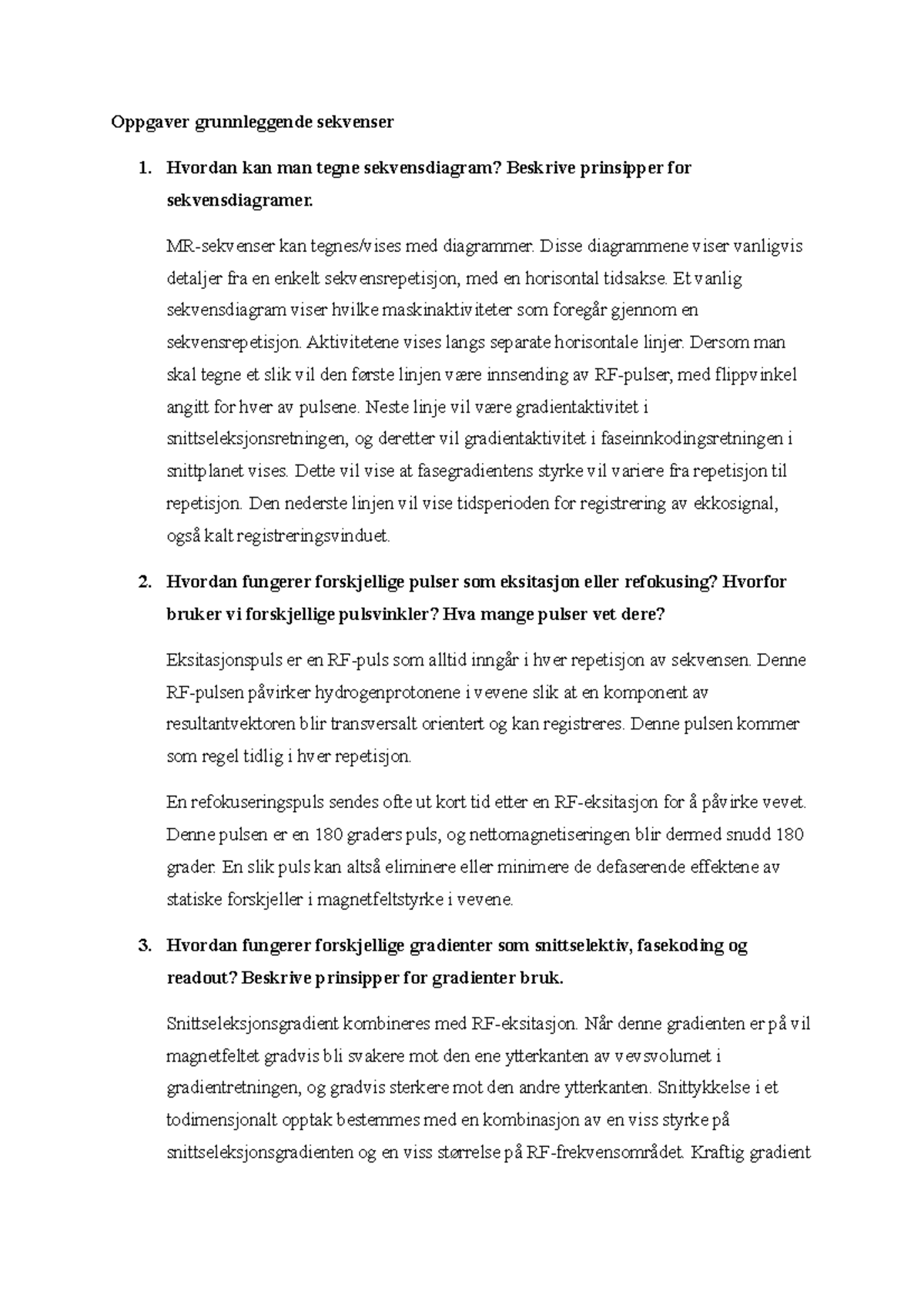 Oppgaver grunnleggende sekvenser - Oppgaver grunnleggende sekvenser ...